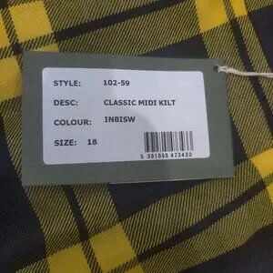 O'Neil of Dublin | Skirts | Oneil Of Dublin Wool Kilt Size 2 Uk New 385 ...